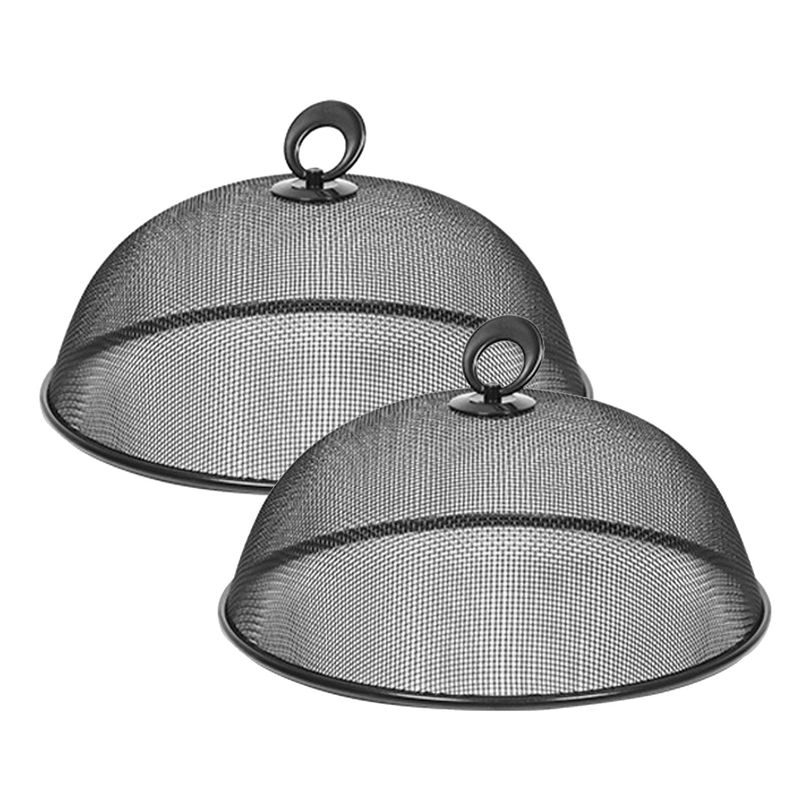 2pcs Mesh Metal Screen Food Cover Round Outdoor Picnic Food Tents 10 ...