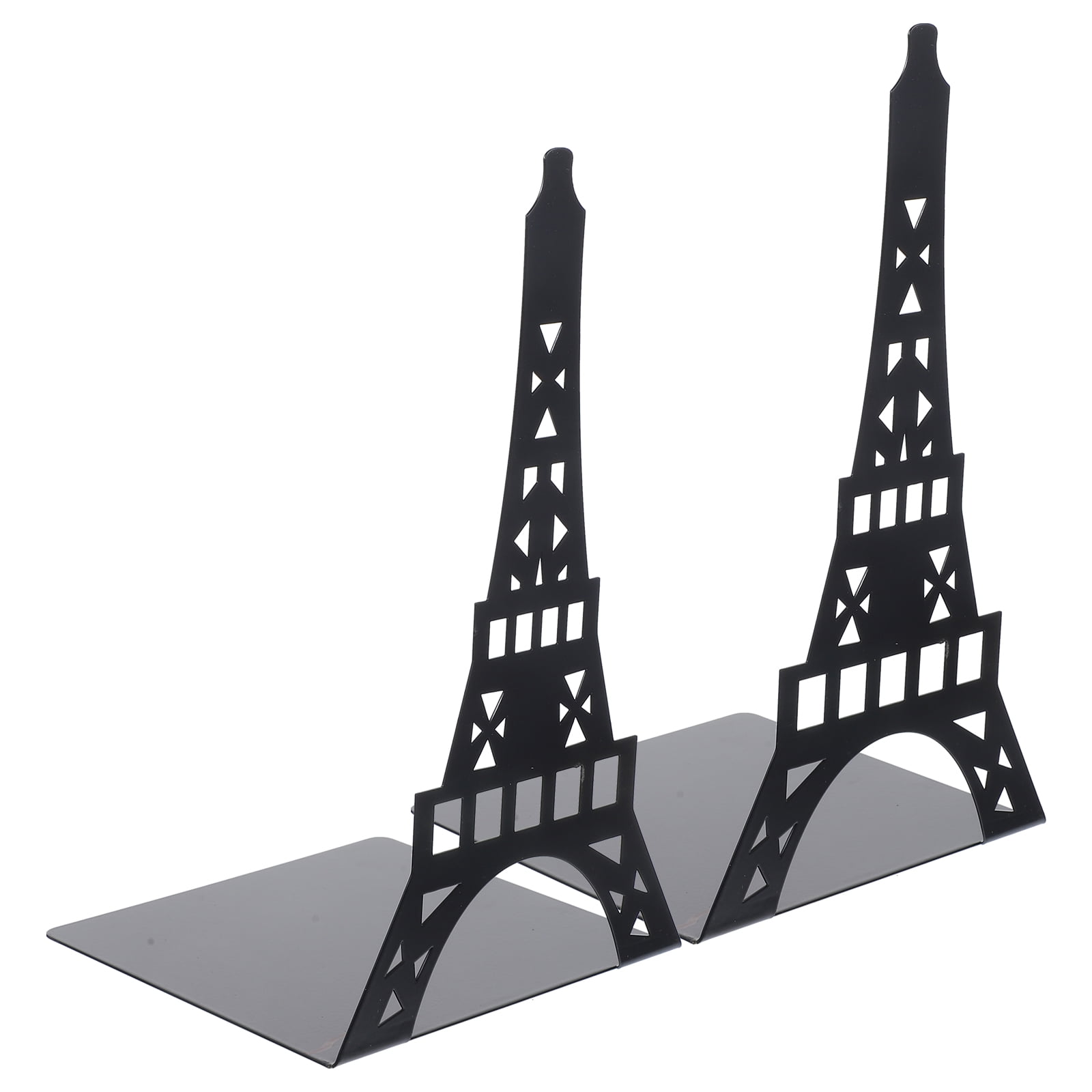 2pcs Metal Book Stands Tower Molding Bookends Study Room Office ...