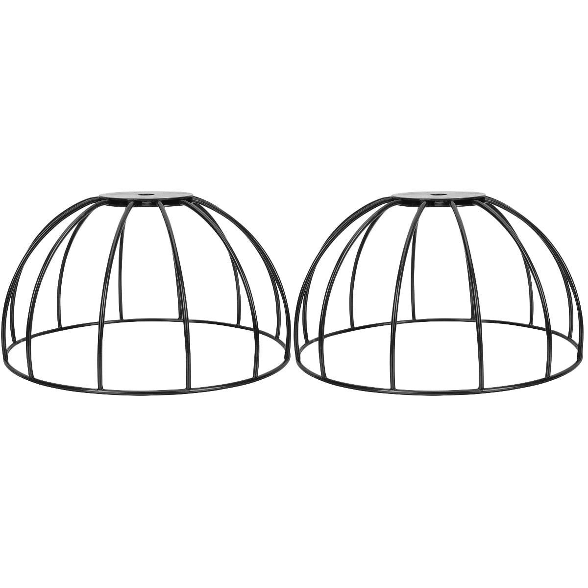2pcs Metal Cage Lampshade Lamp Cage: Vintage Lamp Holders Pendant Lamp ...