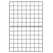 Bonnlo 6' x 2' Wire Grid Panel Tower with T-Base Floorstanding,Wire ...