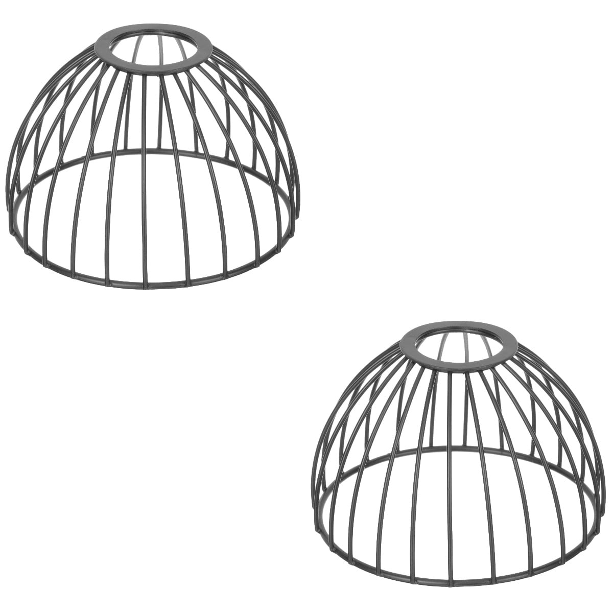 2pcs Metal Lampshade Hanging Lamp Shade Pendant Light Shade Dome Lamp ...