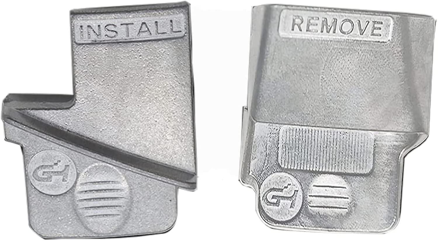 2pcs Metal Stretch Belt Removal installation Tools Ribbed Drive Belt ...