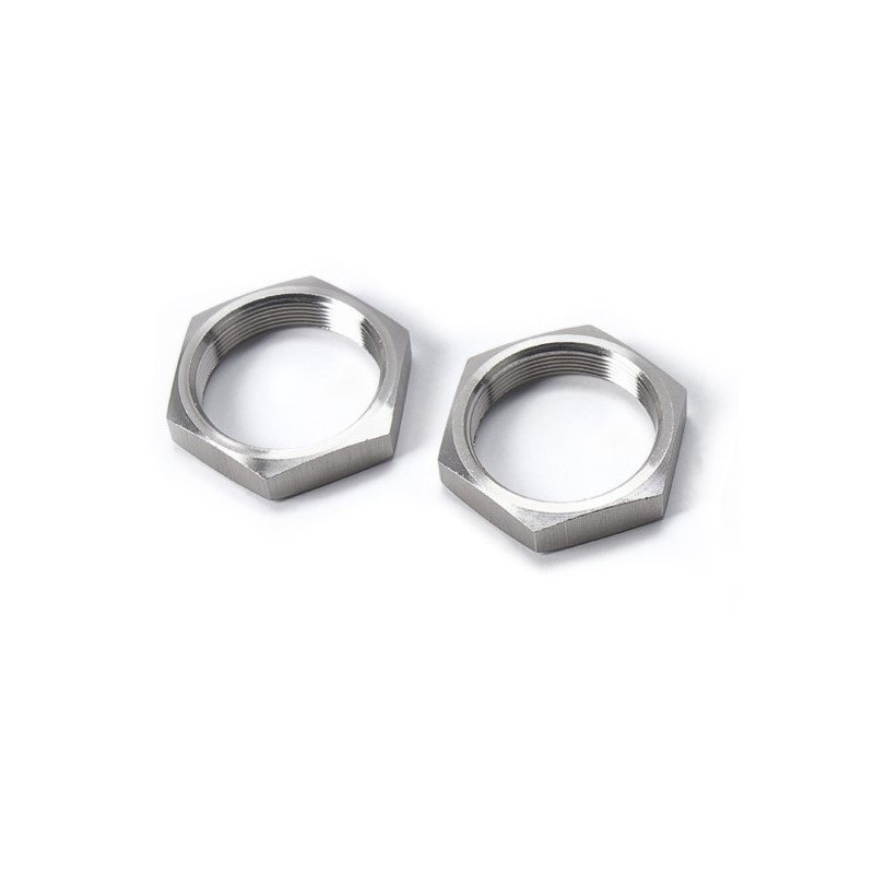 2pcs Metric Female Thread Hex Lock Nut Pipe Fitting 304 Stainless Steel ...