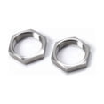2pcs Metric Female Thread Hex Lock Nut Pipe Fitting 304 Stainless Steel ...