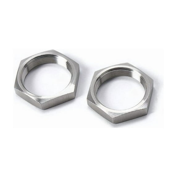 2pcs Metric Female Thread Hex Lock Nut Pipe Fitting 304 Stainless Steel ...