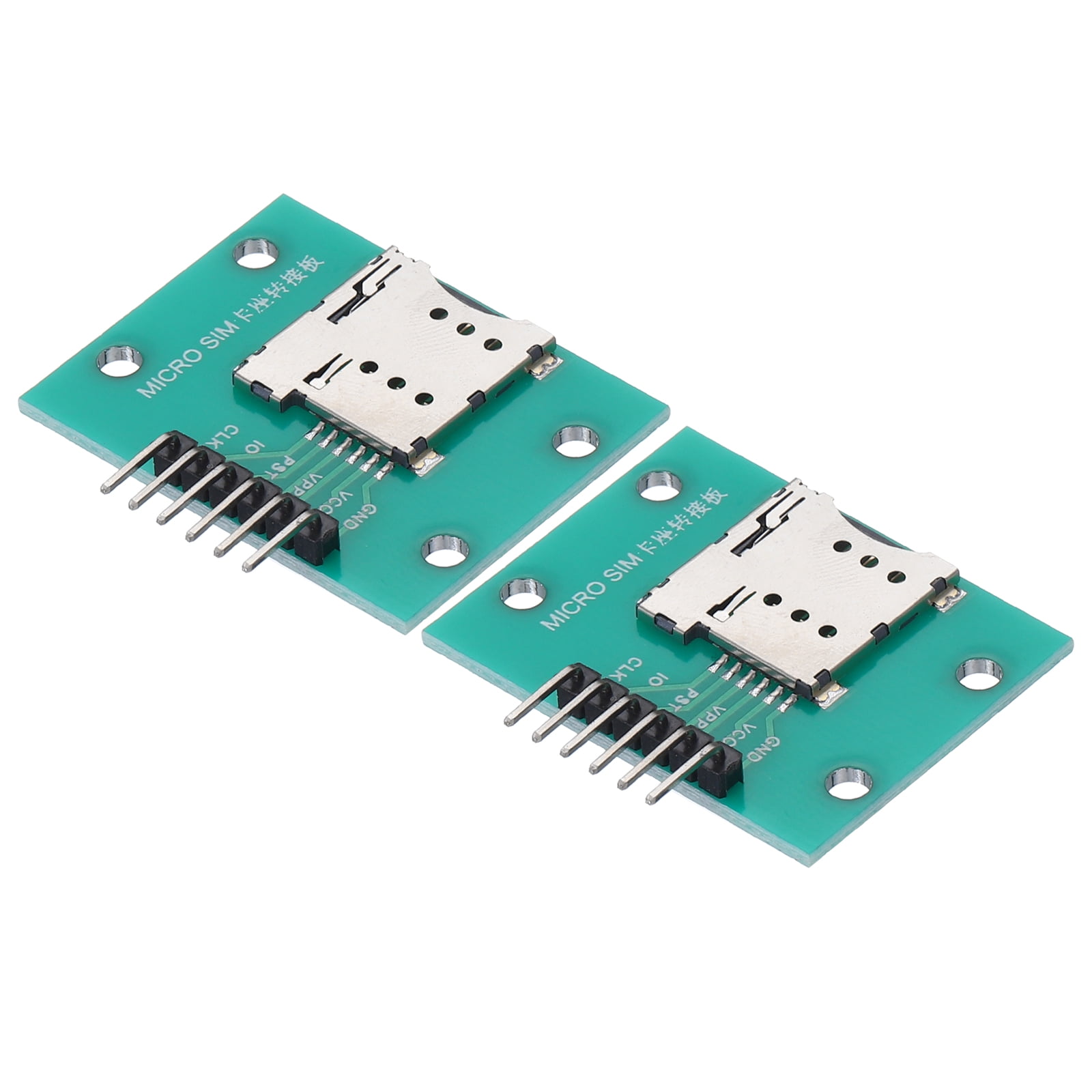 2pcs Micro SIM Converter 6Pin PCB Test Board with Angled Pin for DIY ...