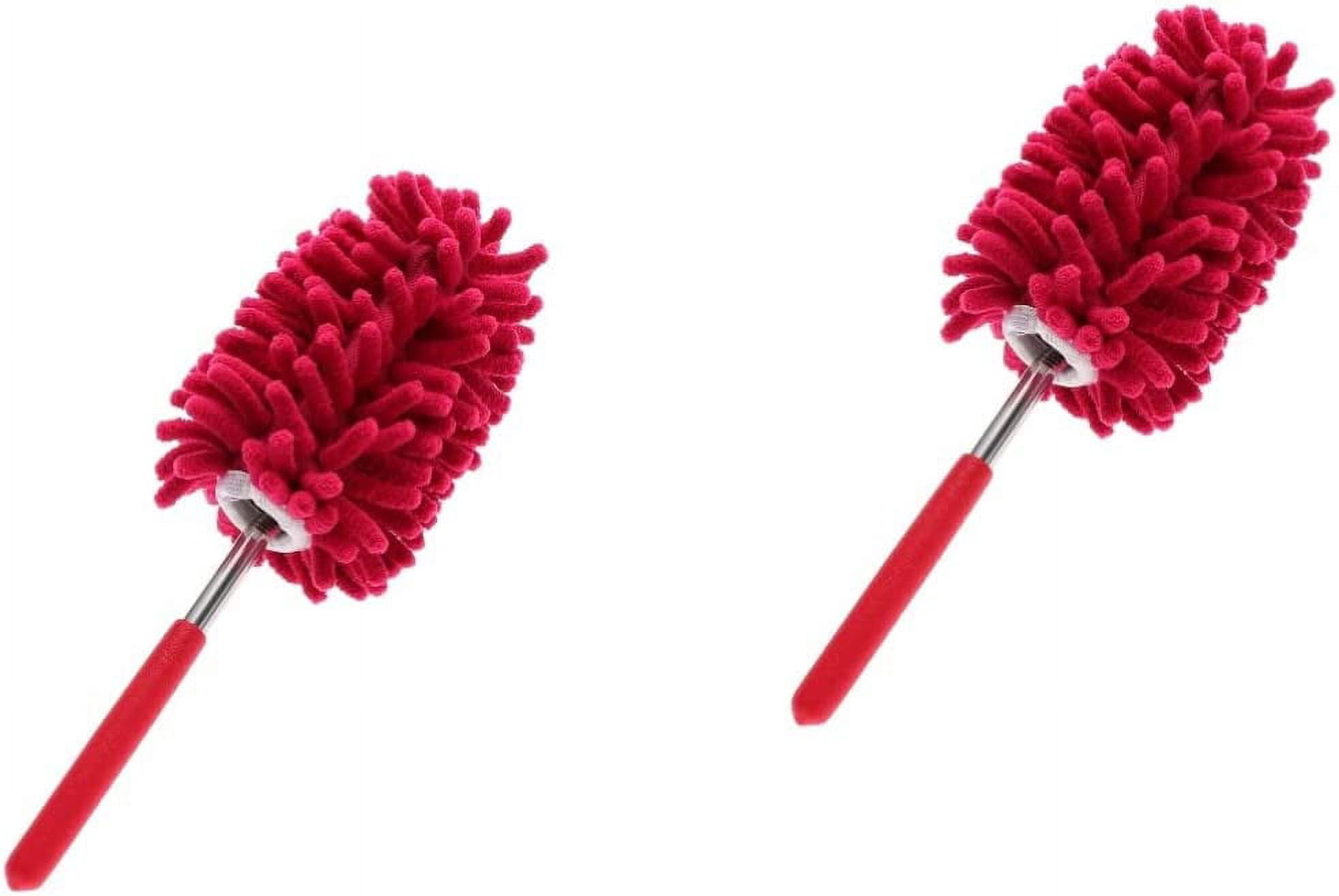 2pcs Microfibre Telescopic Computer Ceiling Shutters Brush Mini Grip ...