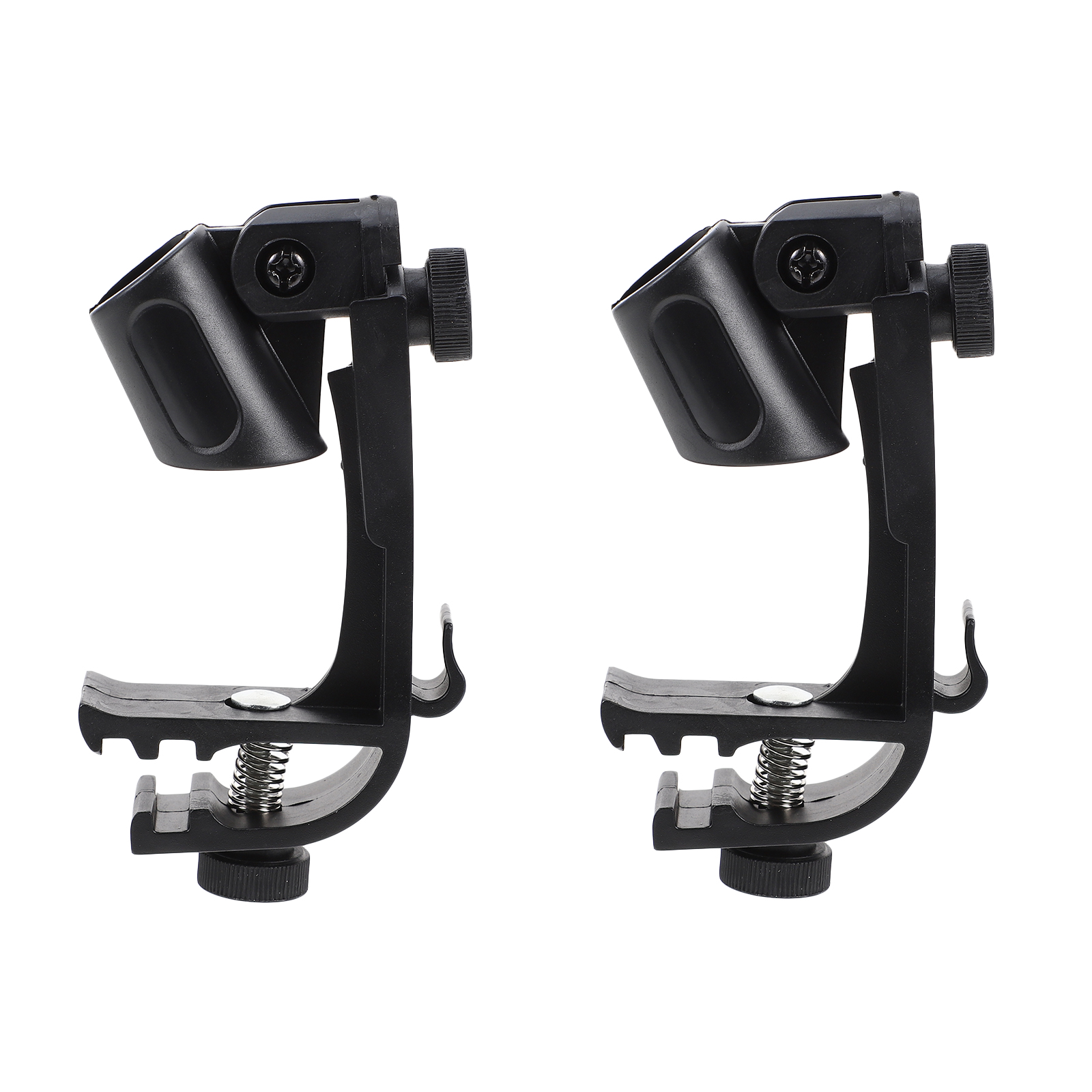 2pcs Portable Microphone Plastic Holders Drum Clips Microphone Lifters ...