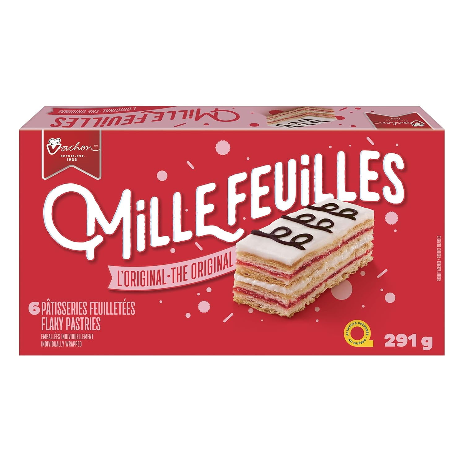 2pcs Mille Feuilles 1 Box Of 6 Flaky Pastries Snack Cakes 10 Ounces ...