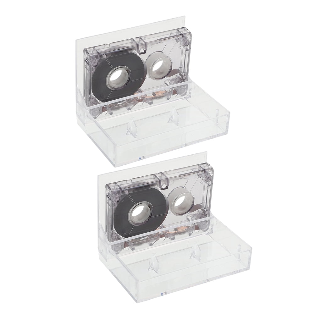 2pcs Mini Blank Cassette Tapes Interview Machines Clear Recording ...