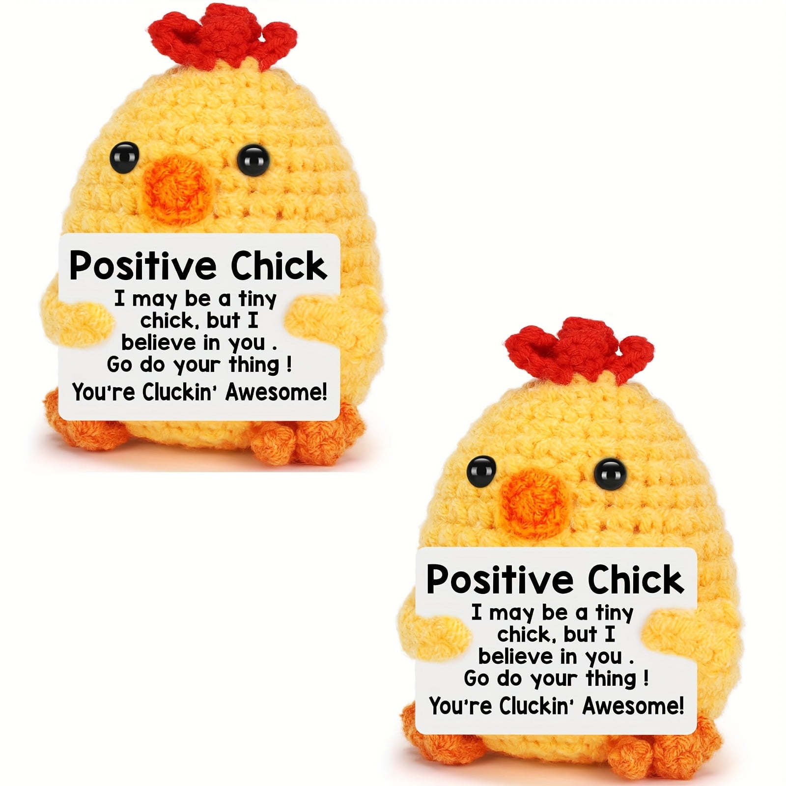 2pcs, Mini Crochet Chicken Easter Basket Stuffers Essentials for Easter ...