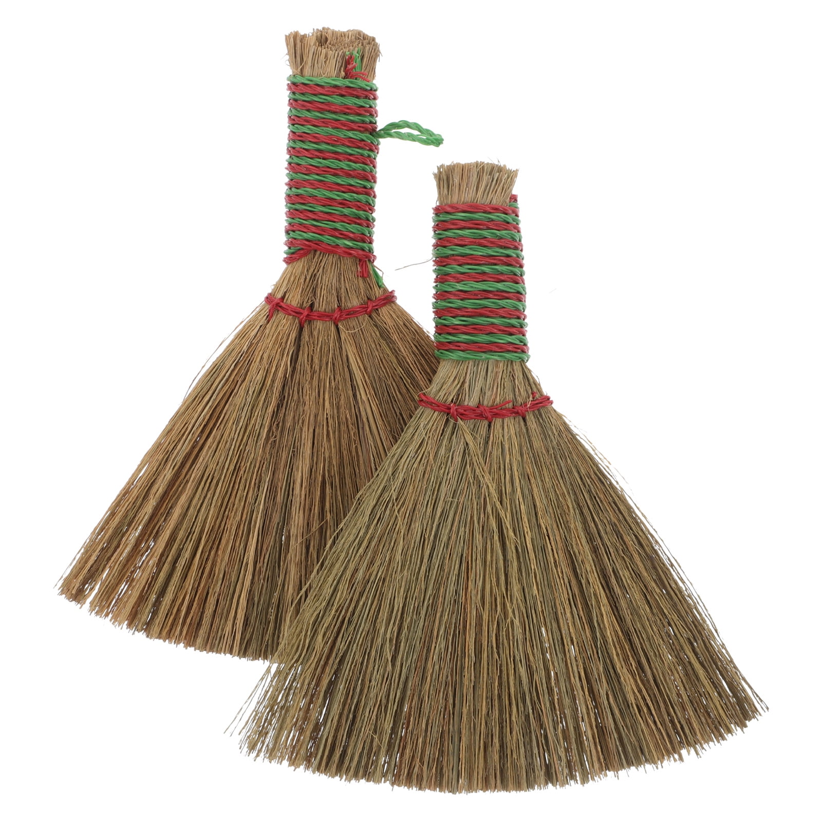 OUNONA 2pcs Handheld Broom for Cleaning Coffee Cogon Grass Dusting for ...