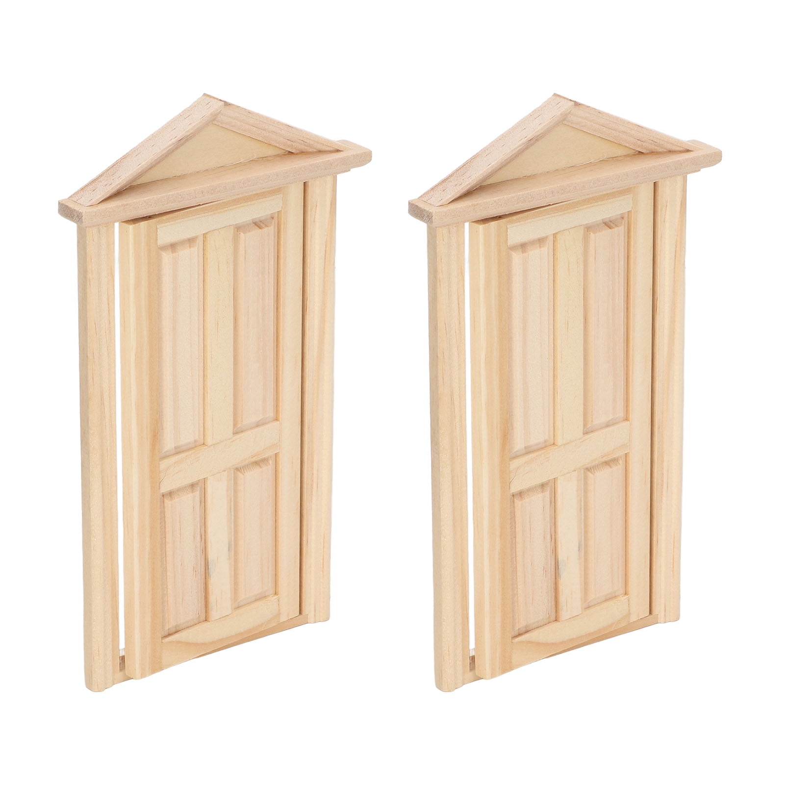 2pcs Mini Door 1:12 Scale 1:16 Scale Furniture DIY Doll Accessories ...