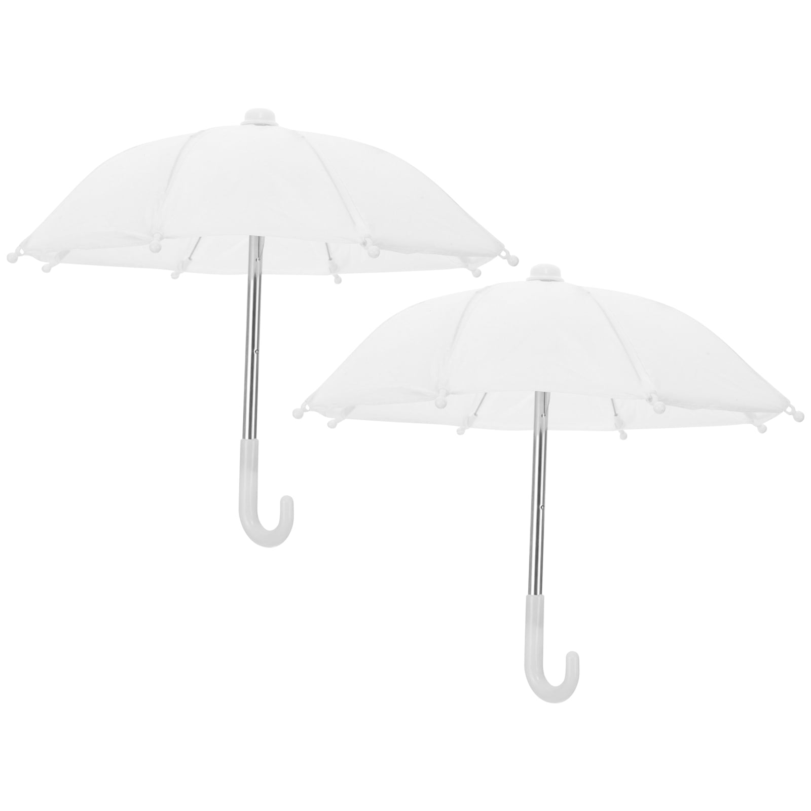 2pcs Mini House Umbrella Model Decoration Doll Umbrella Model Doll ...