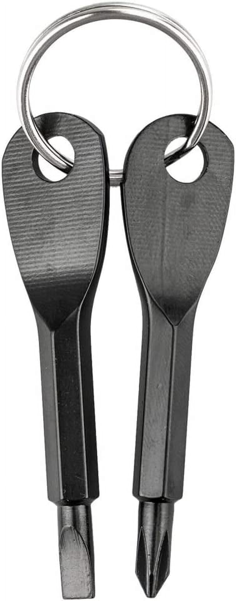2pcs Mini Pocket Screwdriver Set with Keychain Outdoor Tool Kit ...