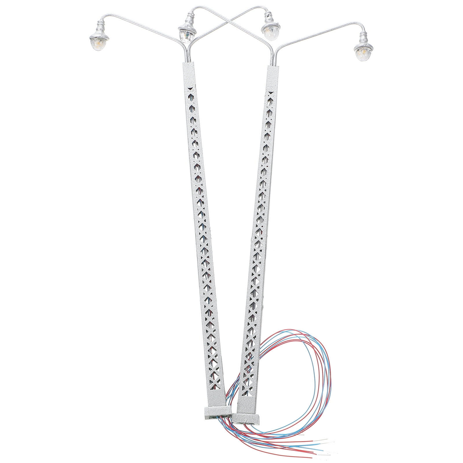 2pcs Model Railroad Train Lamp Post Model Building Sand Table Model ...