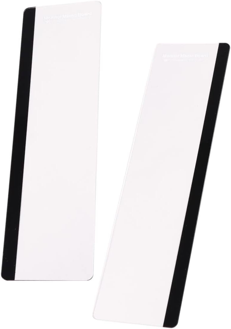 2pcs Monitor Memo Board Note Holder Transparent Computer Screen Side ...