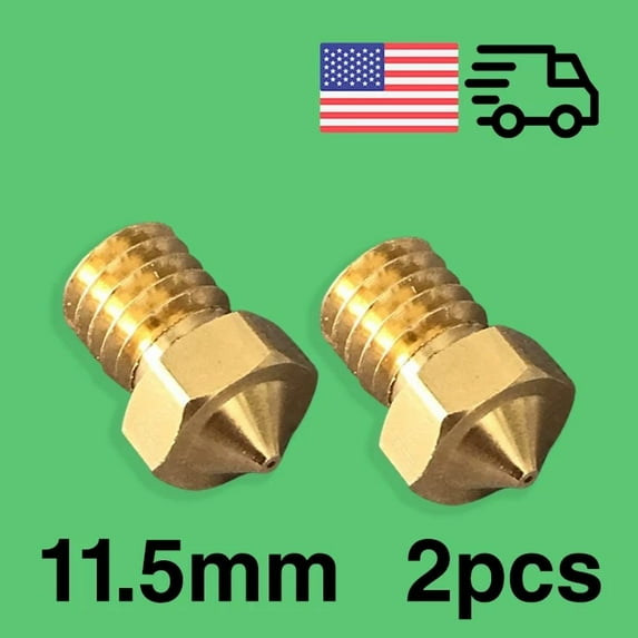 2pcs Monoprice Extruder Hotend Nozzle 0.4mm MP Mini V2, PRO/V3, Delta ...