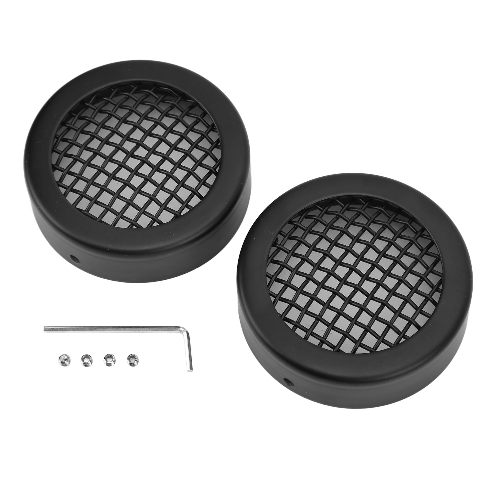 2pcs Motorcycle Turn Signal Light Cover Iron Guard Protector ...