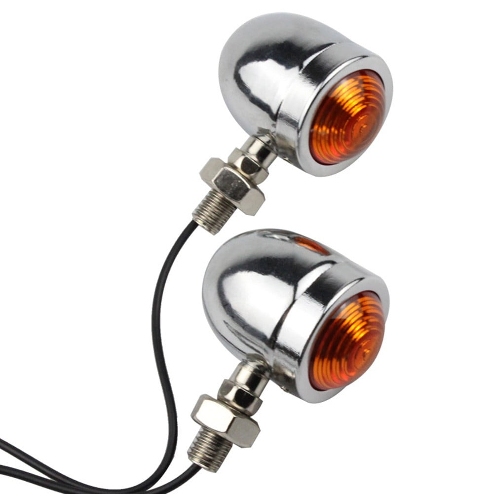 2pcs Motorcycle Turn Signal Light Motorbike Blinker Headlight 12v ...