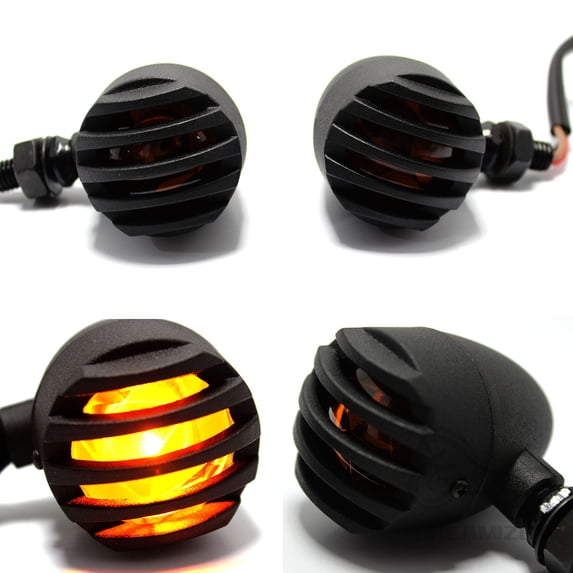 2pcs Motorcycle Turn Signals - Xindell Incandescent LED Bullet Blinkers ...