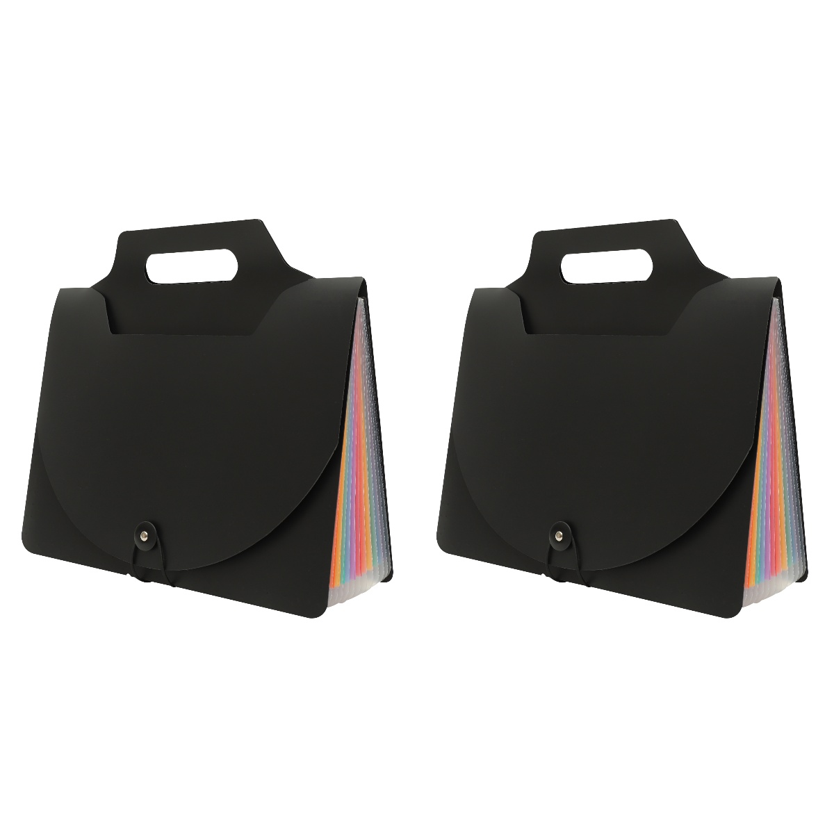 2pcs Multi Pocket Folder Waterproof File Folder Document Organizer ...