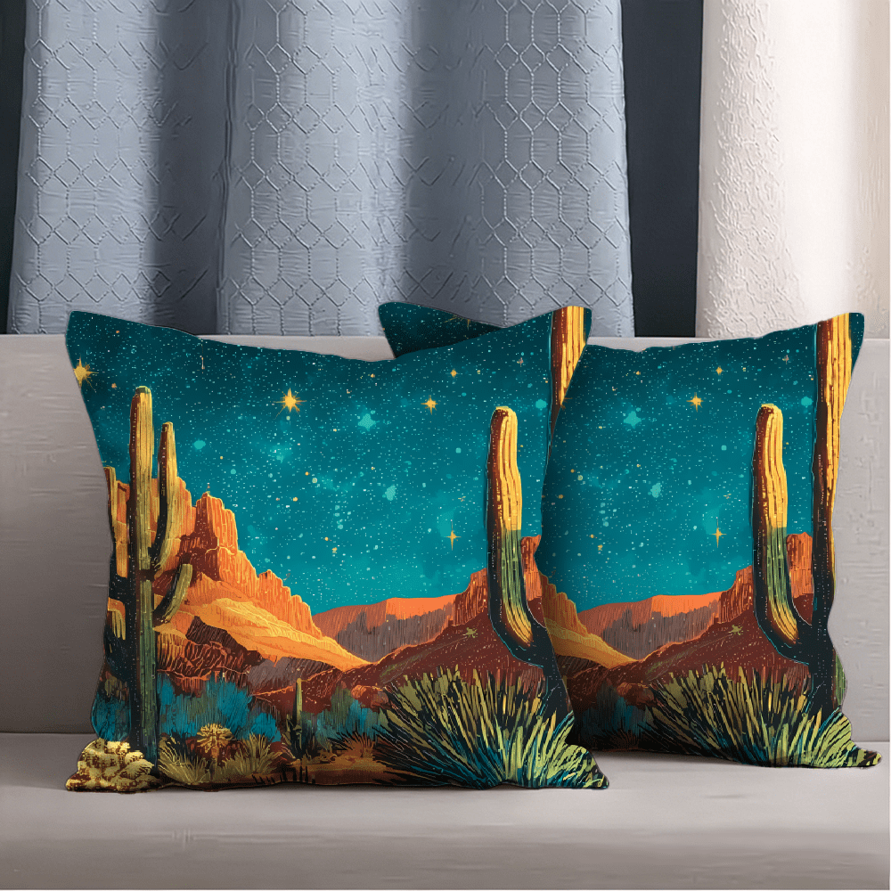 2pcs Multi-Size Graduation Season Gift. Whimsical Desert Cactus Art ...