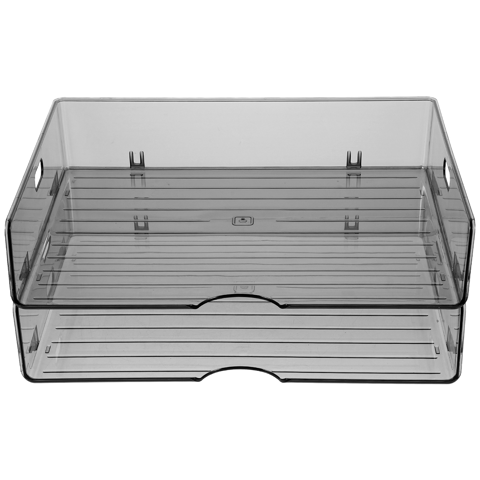 YuYiSan 2pcs Household Stackable Desktop Paper File Storage Holder ...