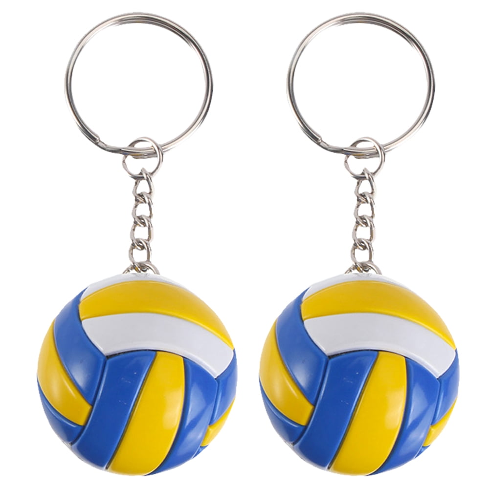 2pcs Multi-function Key Chains Decorative Volleyball Keychains Portable ...