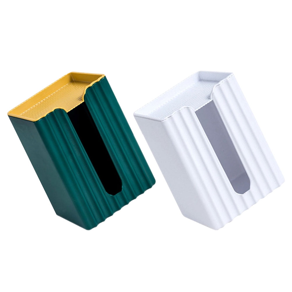 2pcs Multi-functional Home Tissue Racks Punch-free Wall Hanging Tissue ...