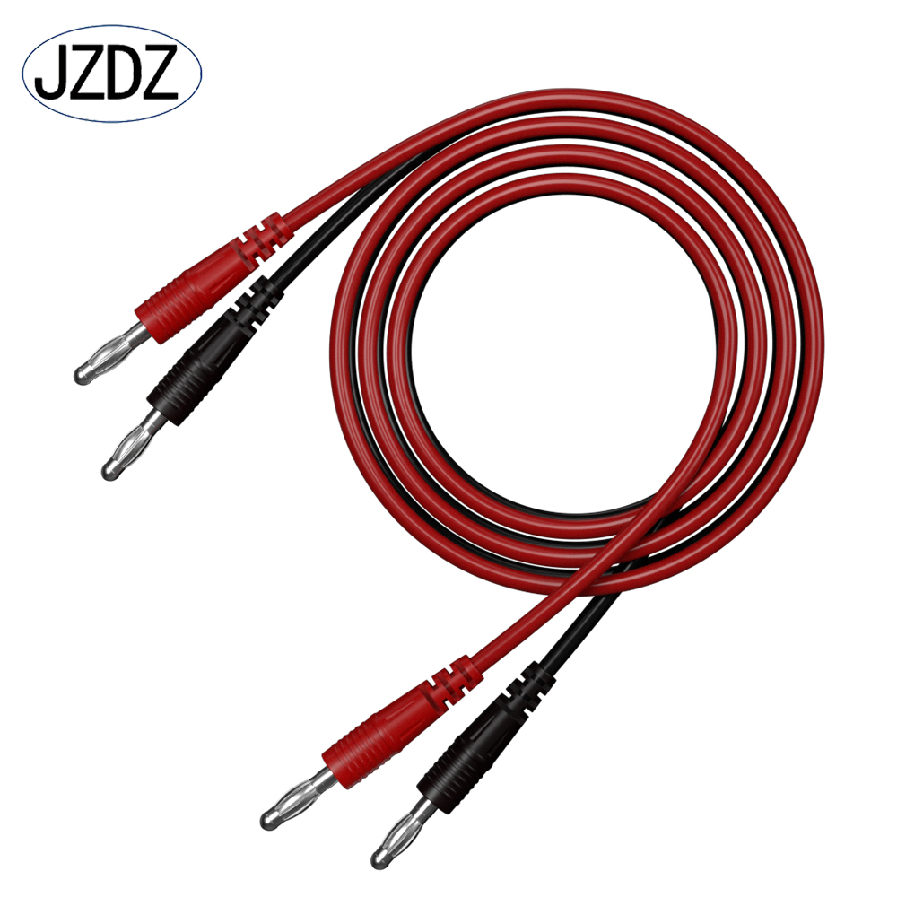 2pcs Multi-meter Test Leads Cable Line Wire 100 cm Double Ends 4mm ...