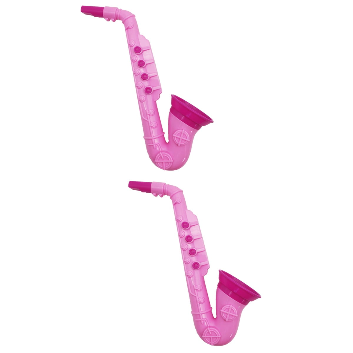 2pcs Multifunctional Children Saxophone Plastic Musical Instrument Toys ...