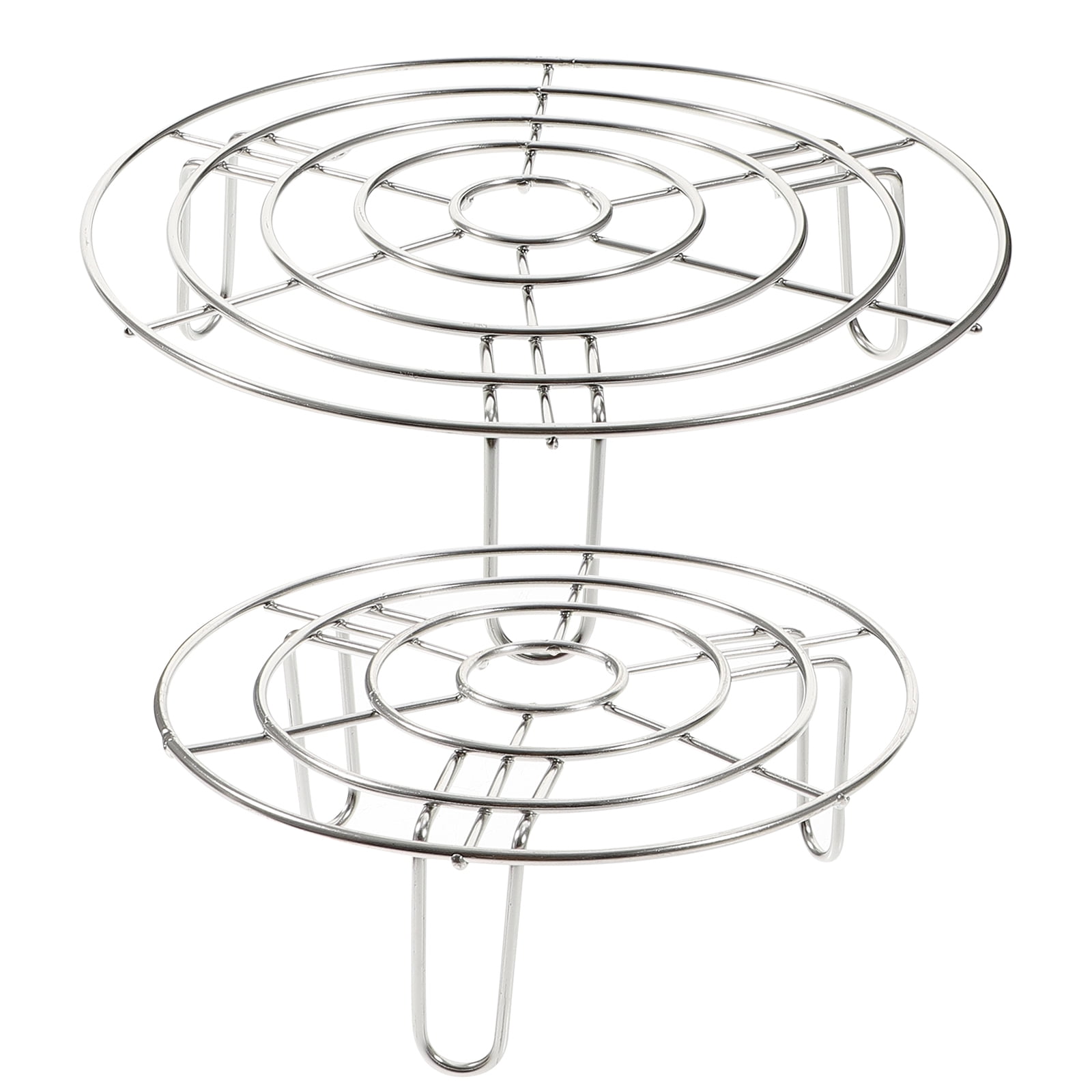 2pcs Multifunctional Steaming Rack Stainless Steel Steamer Rack Pot ...