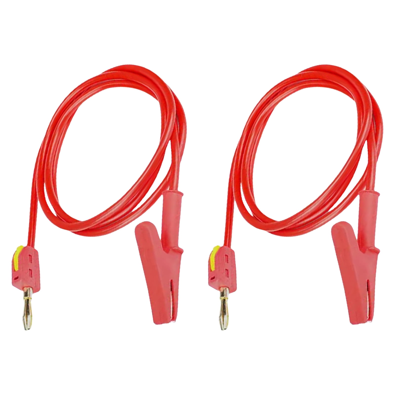 2pcs Multimeter Test Leads Cable Set With Banana Plugs Probes 1Meter ...