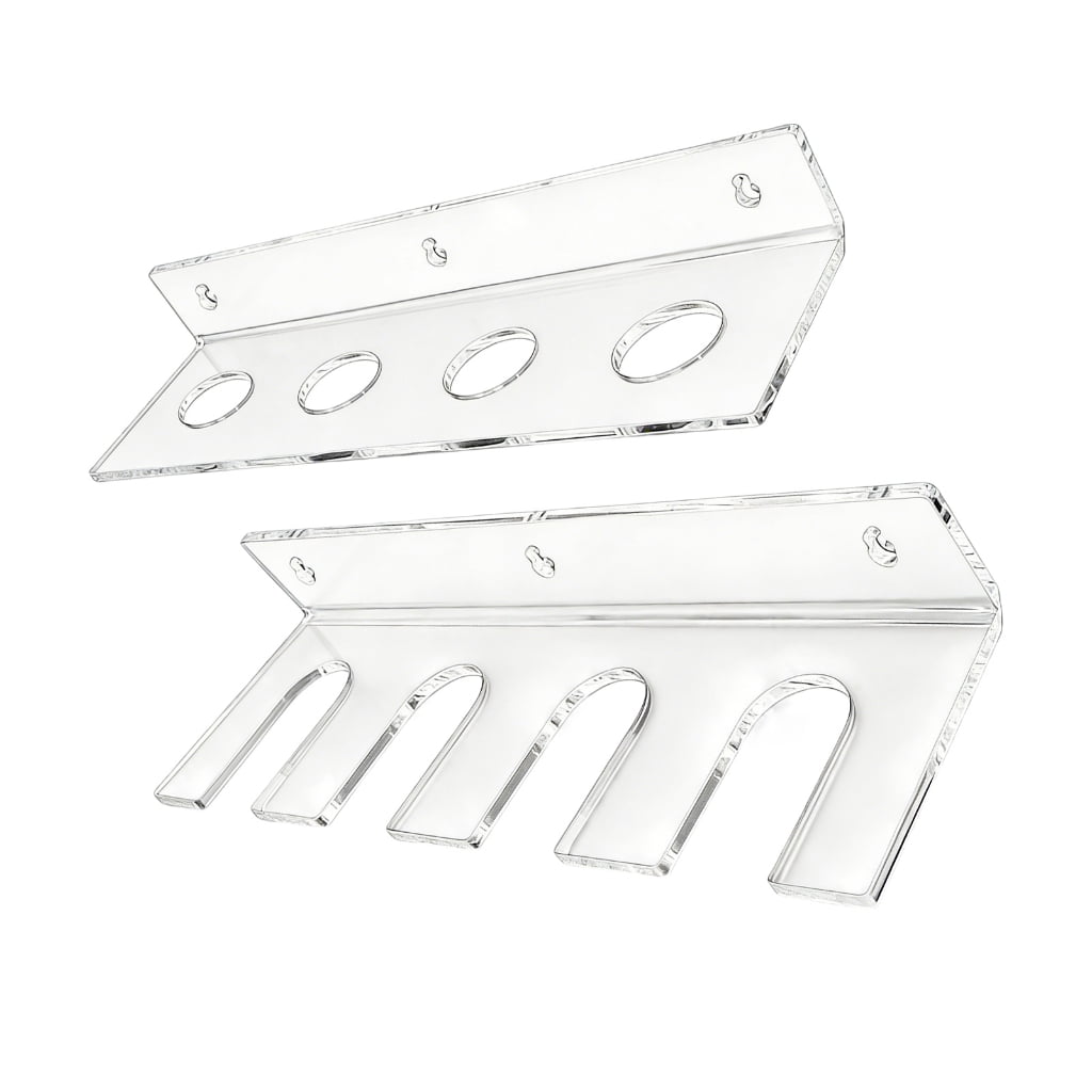 2pcs Multipurpose Ball Display Wall Mount Acrylic Holder for Baseball ...