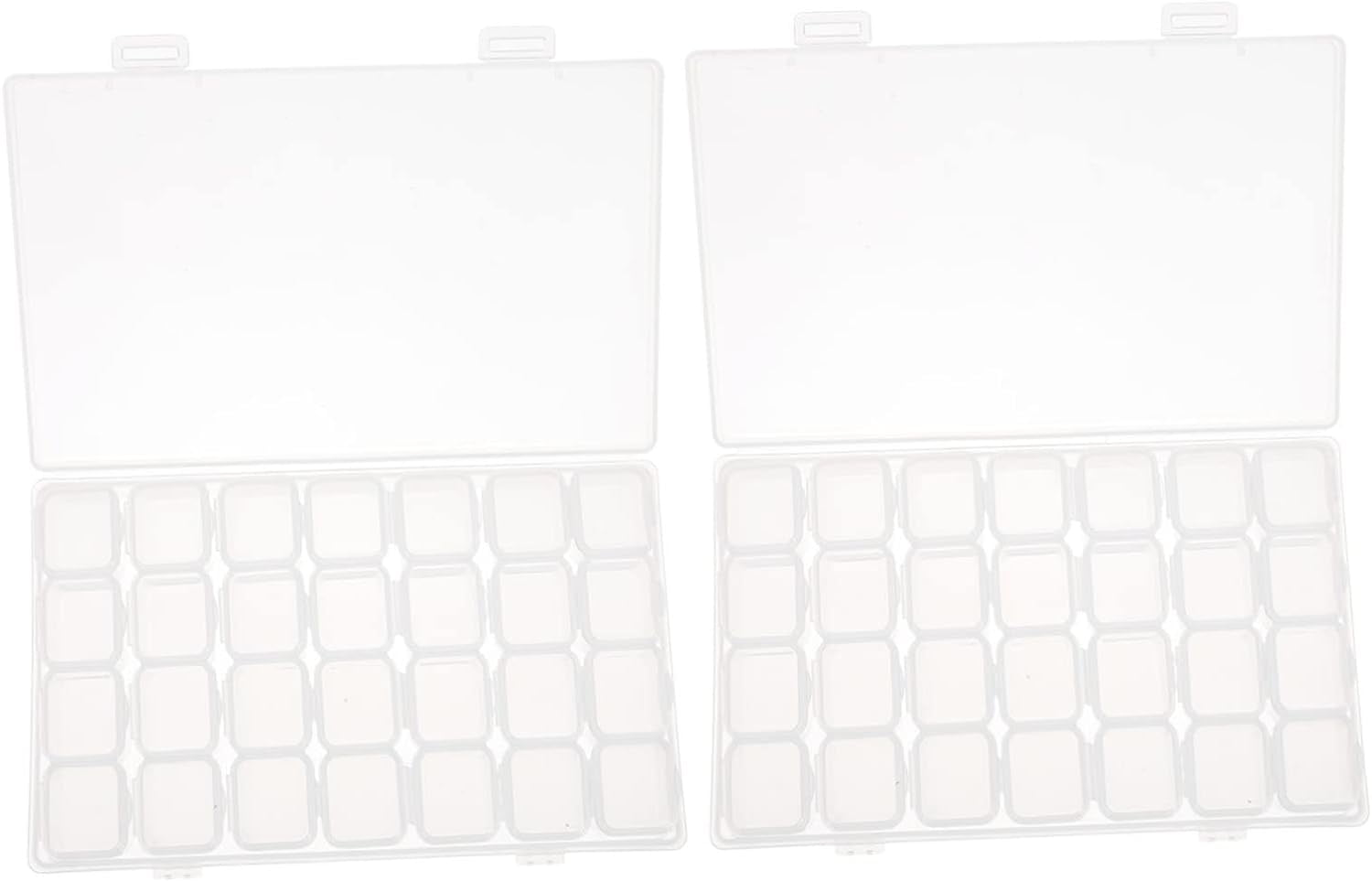 2pcs Nail Accessories Storage Nail Art Containers Bead Containers ...