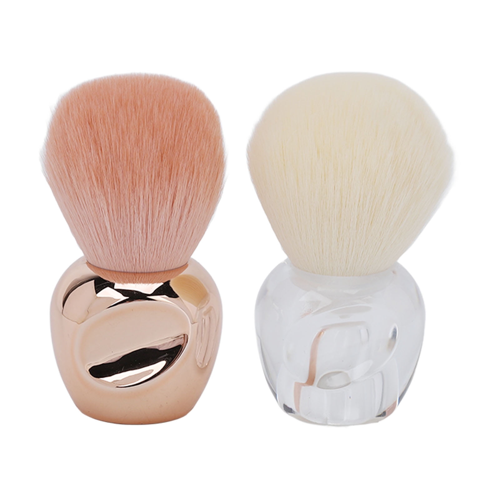 2pcs Nail Art Dust Brush, Dual Use Pink Soft Loose powder blush makeup ...