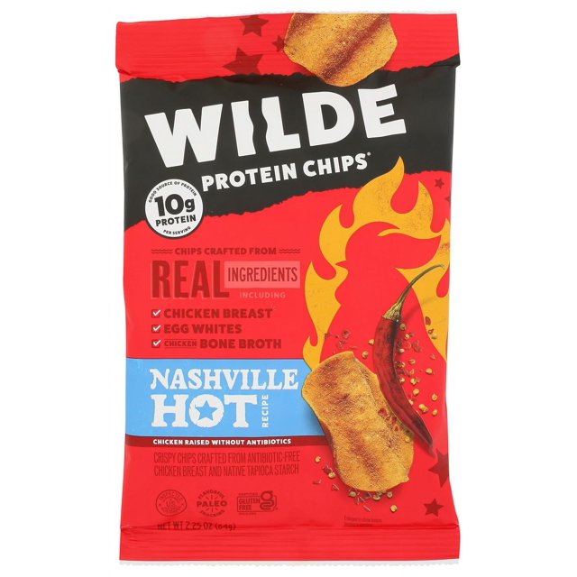 2pcs Nashville Hot Chicken Chips by Wilde Chips, Thin and Crispy, High ...