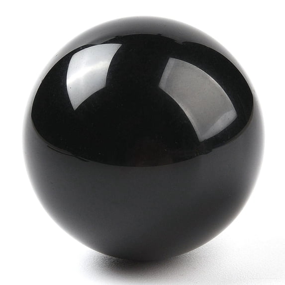 2pcs Natural Obsidian Sphere Beads No Hole/Undrilled Round Ball Beads ...
