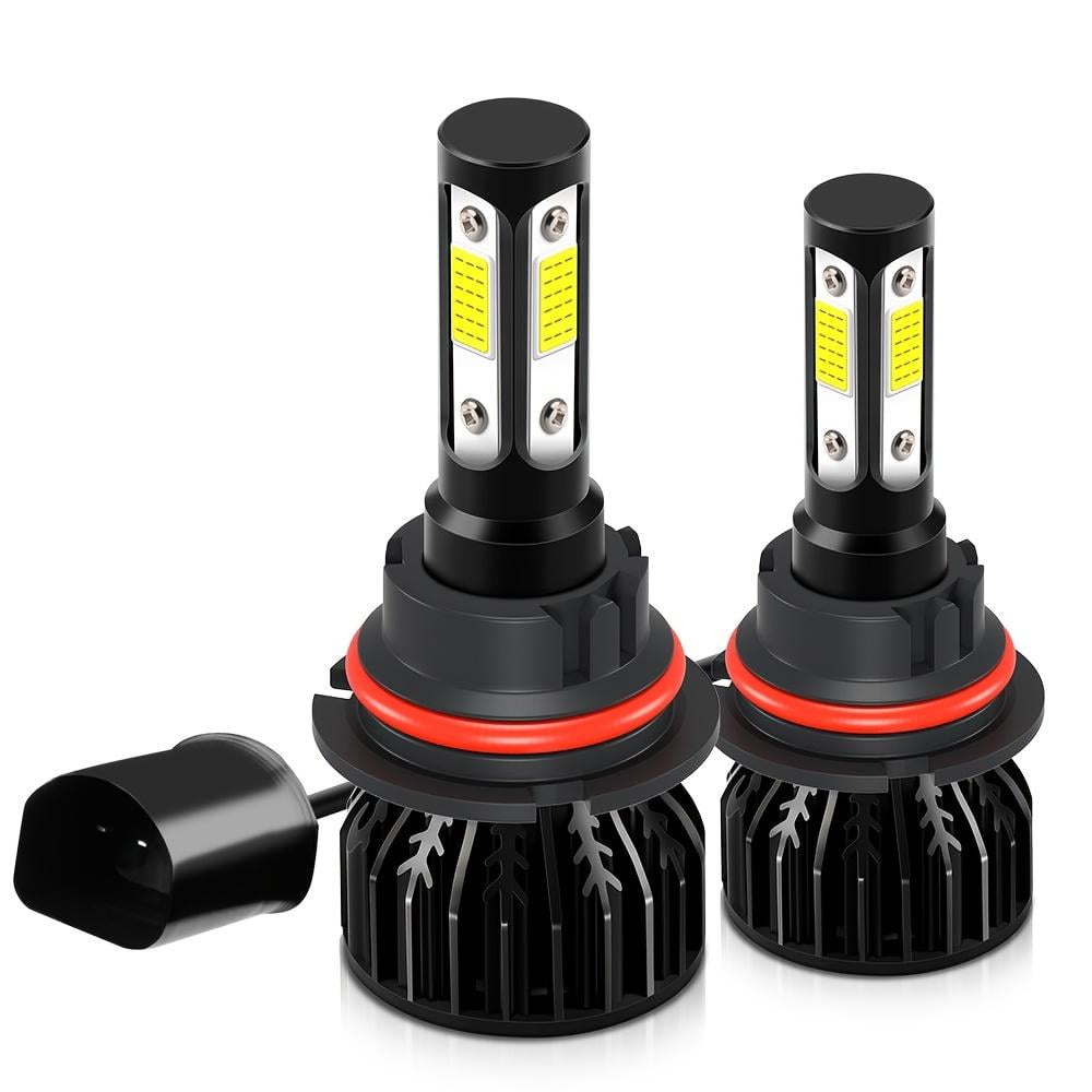 2pcs New LED Bright Lamps for 9005/HB3, 9006/HB4, H4, H7, H11, H13 ...
