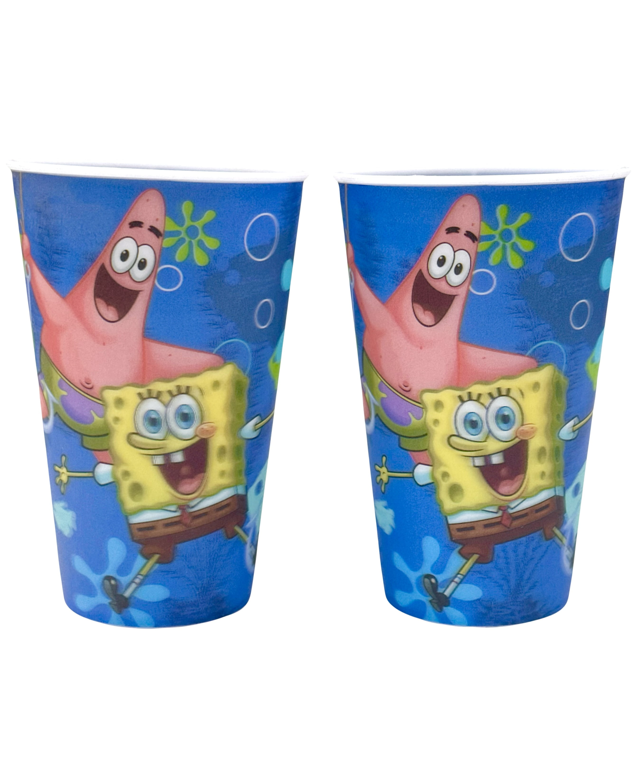 2pcs Nick Jr Spongebob And Patrick Cup - Fun Lenticular Kids Cup Set ...