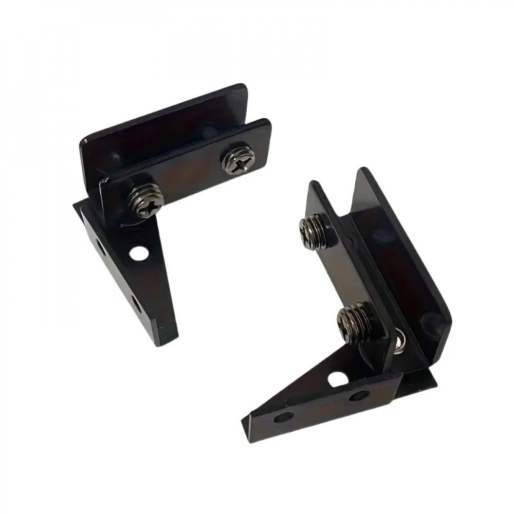 2pcs Non-Perforated Glass Door Hinges,Display Cabinet Hinge,Wine ...