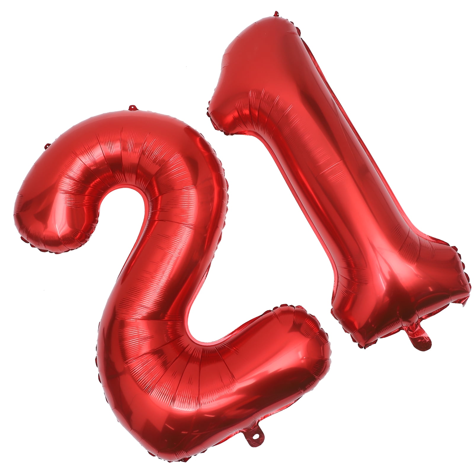 2pcs Number 1 and 2 Shaped Balloons Birthday Inflatable Balloons ...