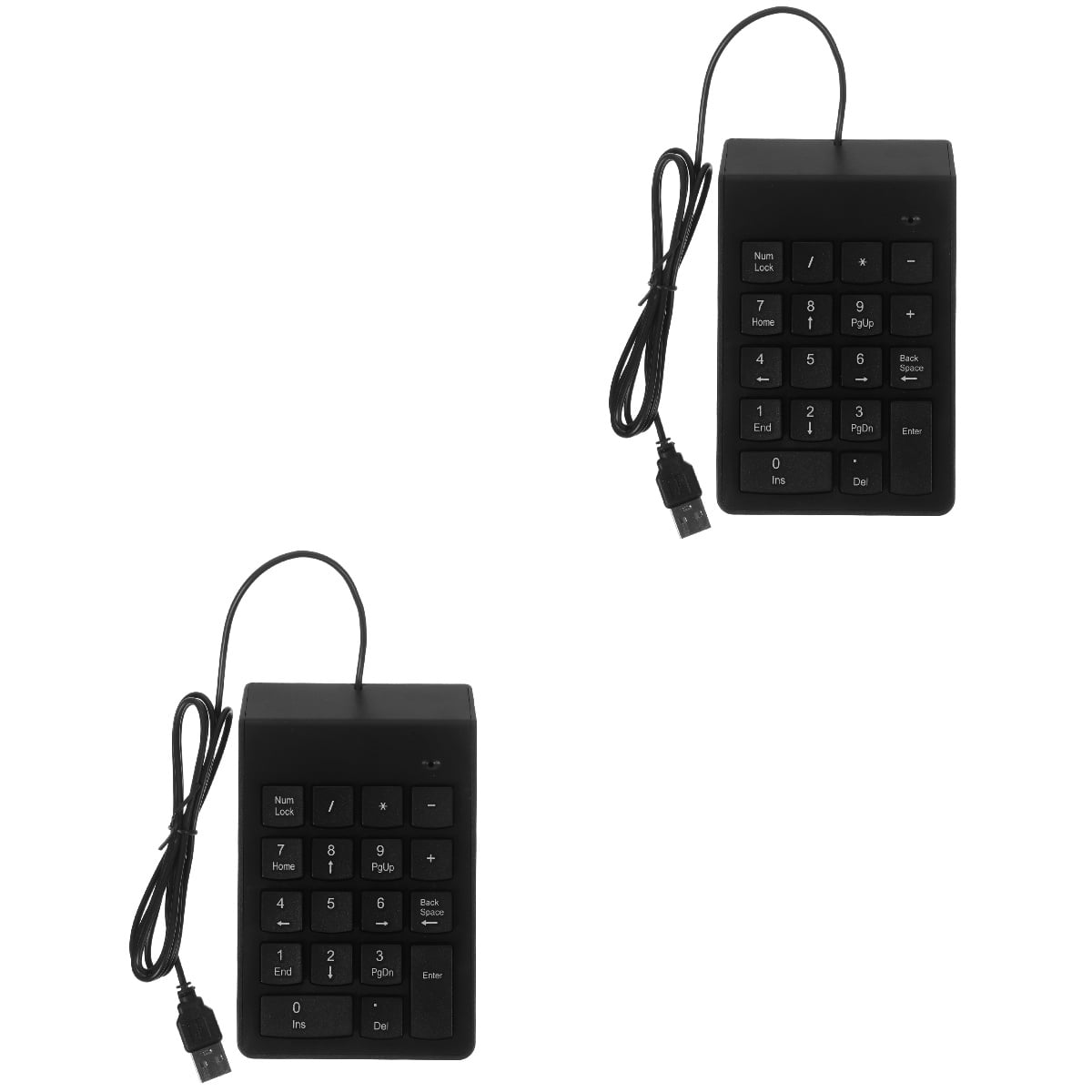 2pcs Numeric Keypad Portable Keyboard For Laptop 19 Keys Keyboard ...