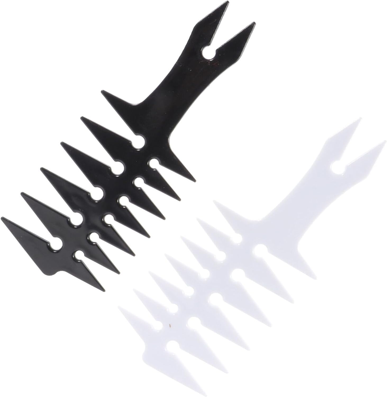 2pcs Oil Comb Mens Styling Comb Black Comb Men Comb Black Fishbone Comb ...