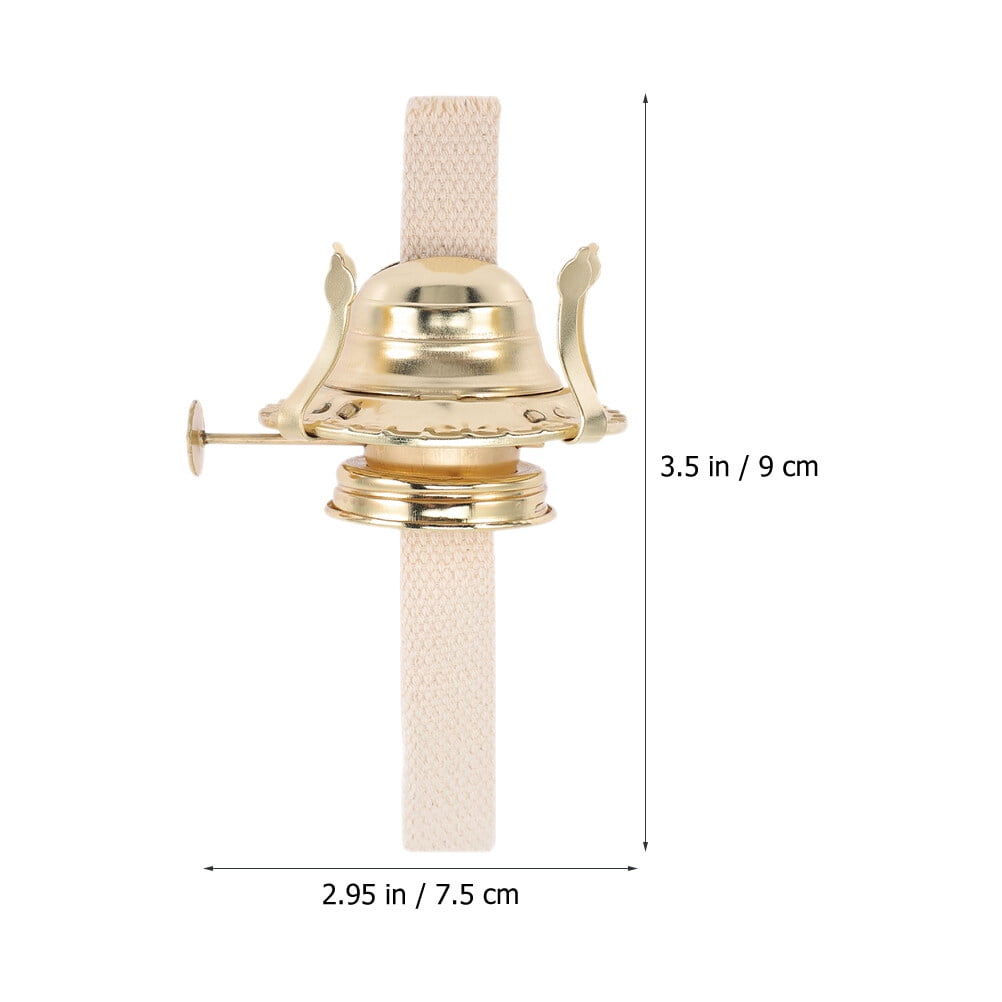 SEWACC Simple Design Wick Holder Golden 2Set - Walmart.com