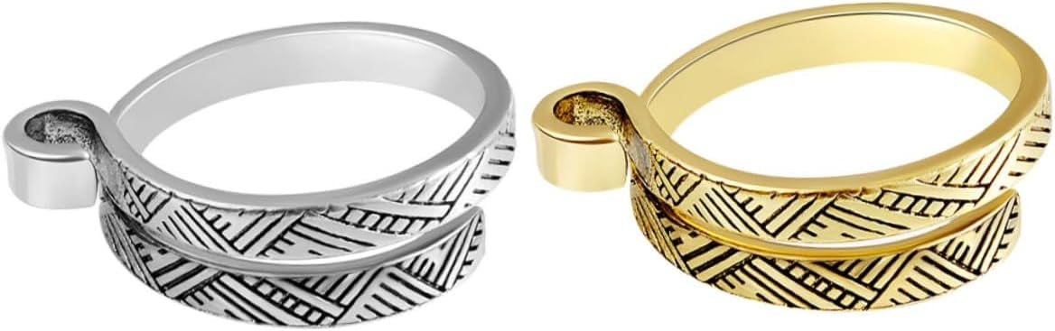 2pcs Open Crochet Ring Crochet Hook Rings Knitting Crochet Ring Sewing ...