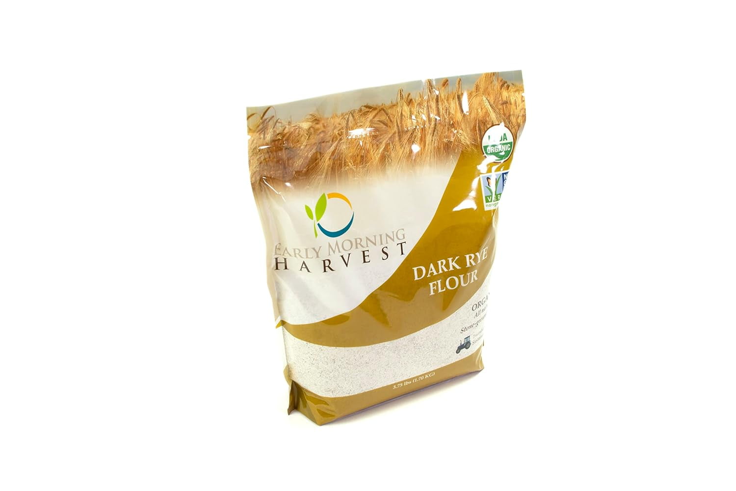 2pcs Organic Dark Rye – Made from Organic, Non-GMO Rye – Stone Ground ...