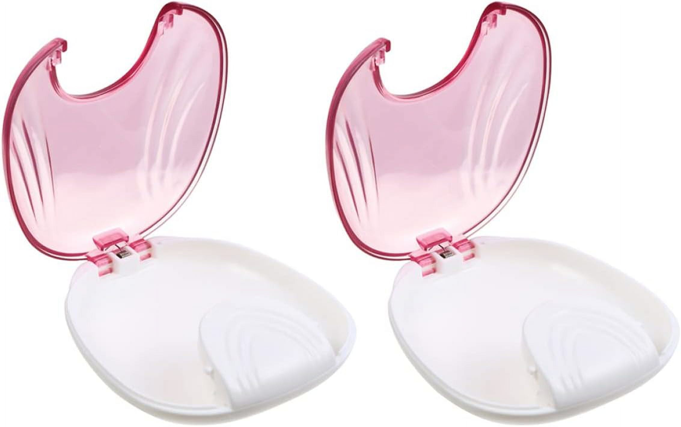 2pcs Organizing Guard Oral Holder Travel Cases Retainer Containers Use ...