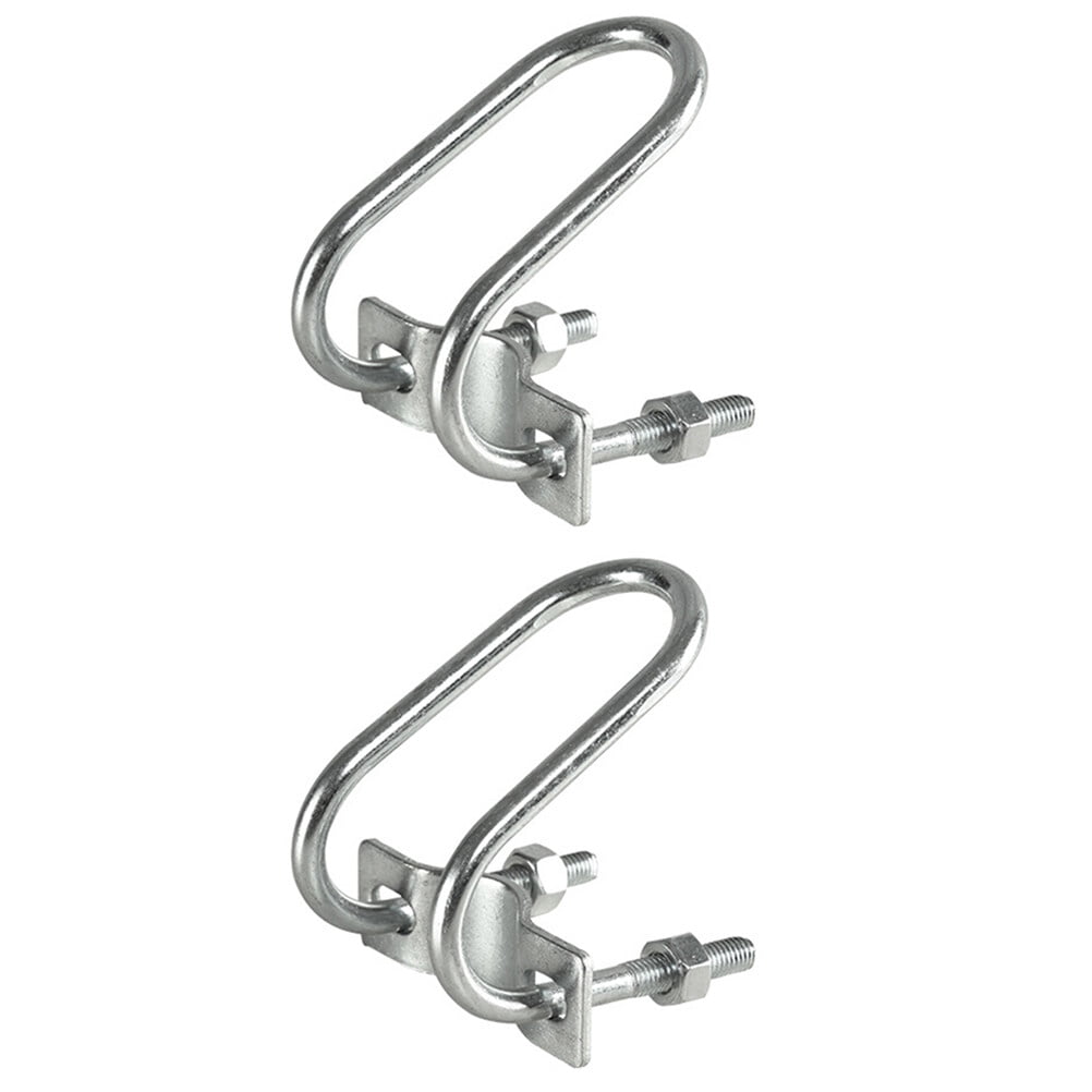 2pcs Outdoor Universal Fixation Clip Metal Umbrella Clamp for Flags ...